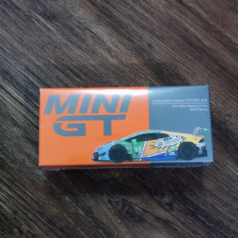 Mini GT 552 Lamborghini Huracan GT3 EVO IMSA GEAR Racing | Shopee Malaysia
