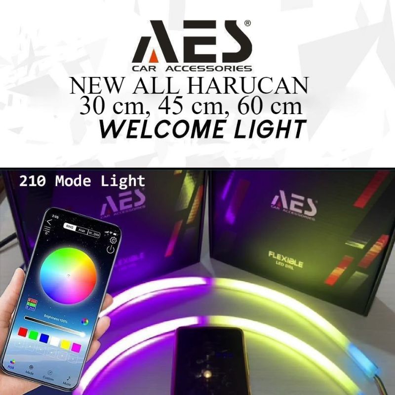Led DRL Alis AES RGB Matrix HURACAN New Welcome Light 30CM 60CM Best ...