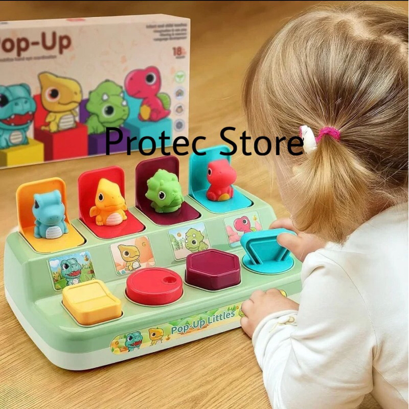 Pop up Dino toy / Dino Statue Surprise Educational Toy | Shopee Malaysia