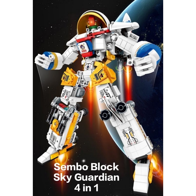 Sembo Block Sky Guardian 4 in 1 Brick Toys DIY Disassembly | Shopee ...