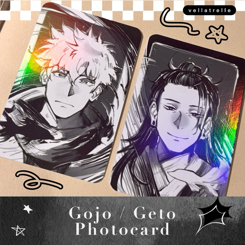 Gojo / Geto Jujutsu Kaisen Photocard | Vellatrelle | Shopee Malaysia
