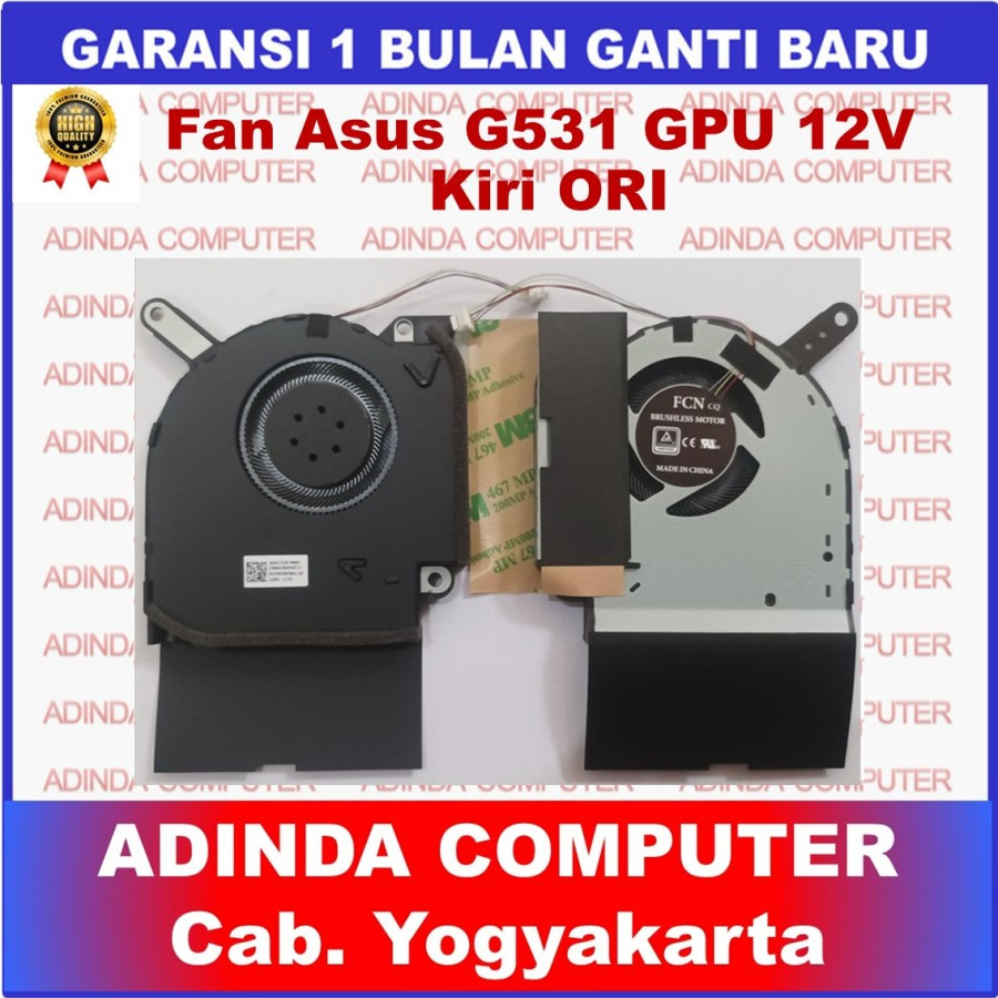 Fan Asus ROG Strix G531 G732LV G732LW GL731GT GL731GU GPU 12V Left ORI ...