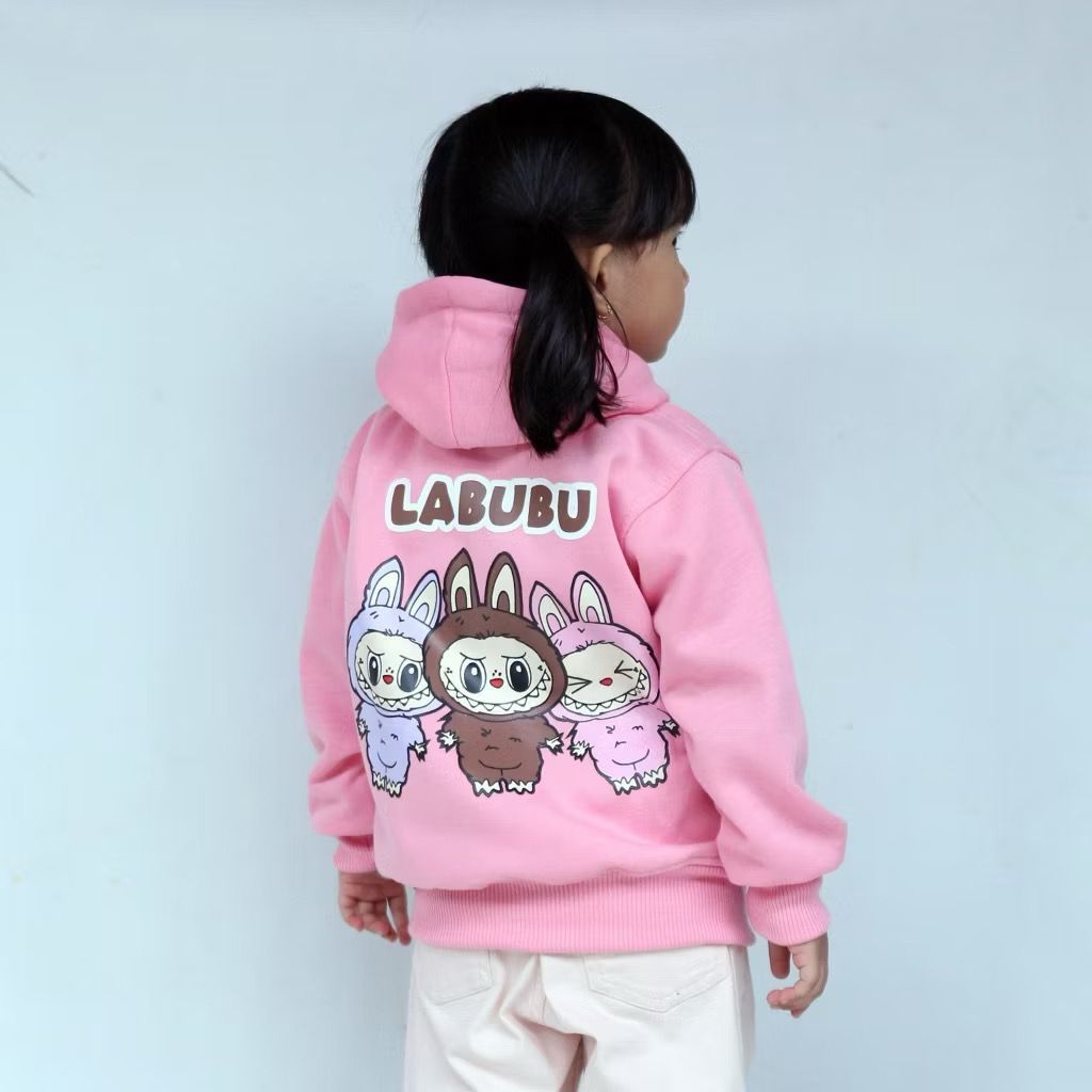 Girls' Jackets with Viral Labubu Prints Ages 2-10 Years | Shopee Malaysia