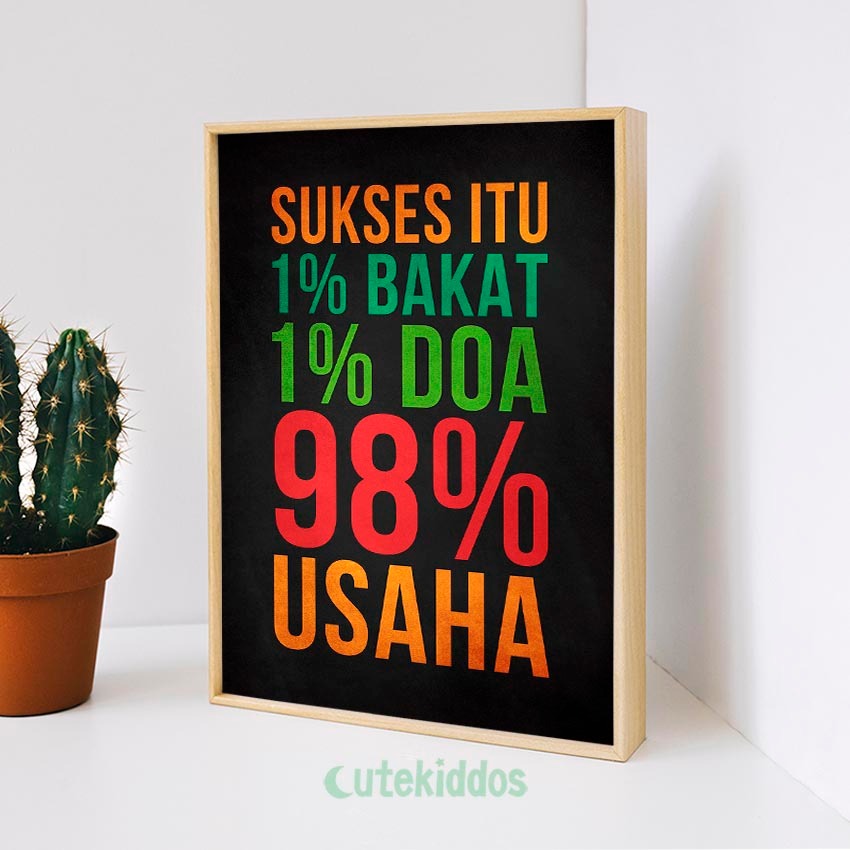 HIASAN DINDING Wall Hanging Motivational Poster Wall Decor Vintage ...