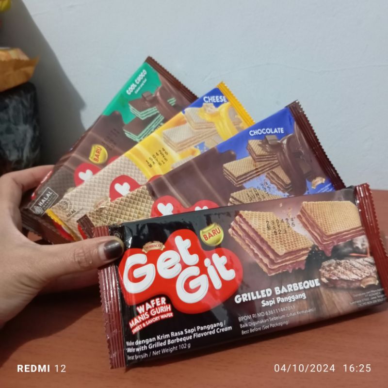 Getgit WAFER 110GR get git Cream chocolate Flavor Grilled Beef tiramisu ...