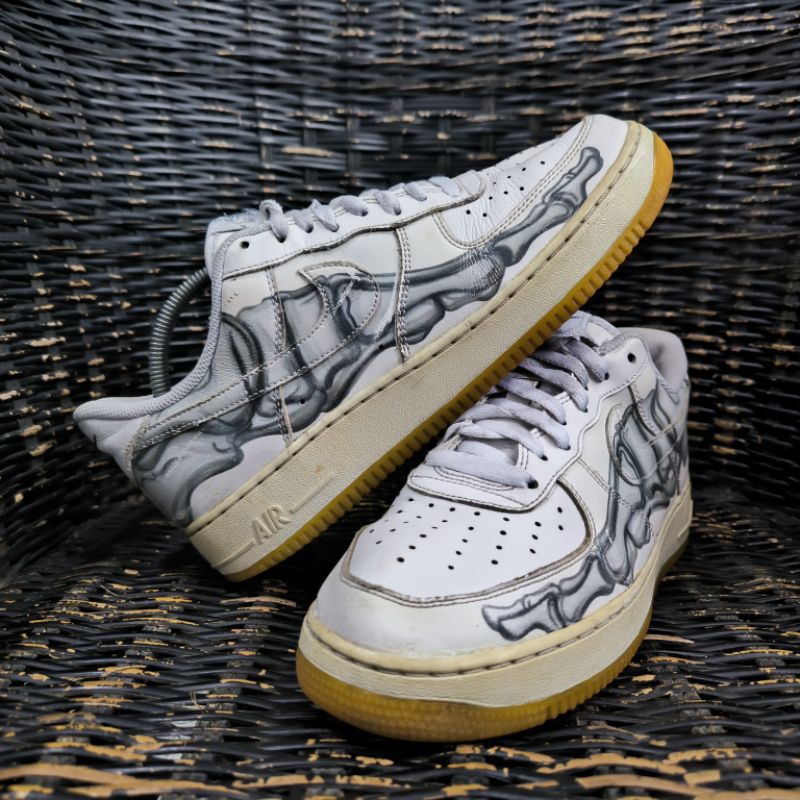 Nike AIR FORCE 1 07 QS skeleton | Shopee Malaysia