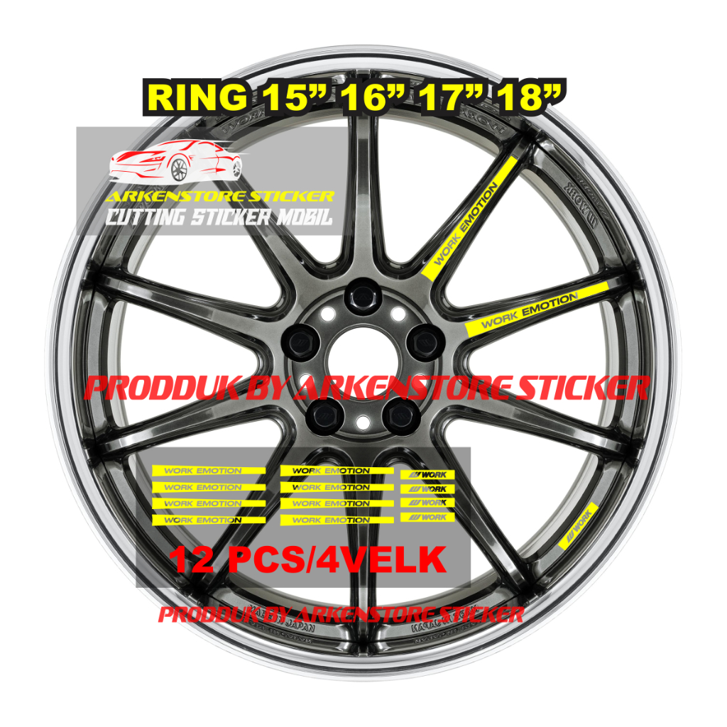 Velk WORK STICKER EMOTION CUTTING STICKER VOLK VELK WORK EMOTION 12PCS ...