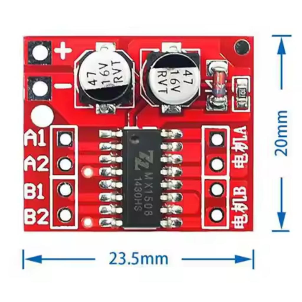 Motor Stepper Driver MX1508 DC Motor Module Driver | Shopee Malaysia