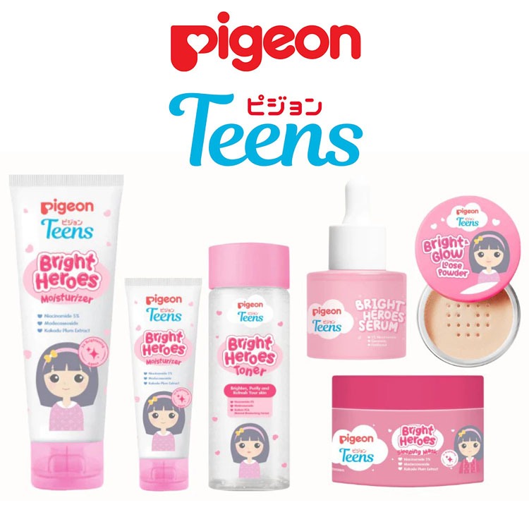 Pigeon Teens BRIGHT HEROES SERIES | Toner | Serum Serum | Moisturizer ...