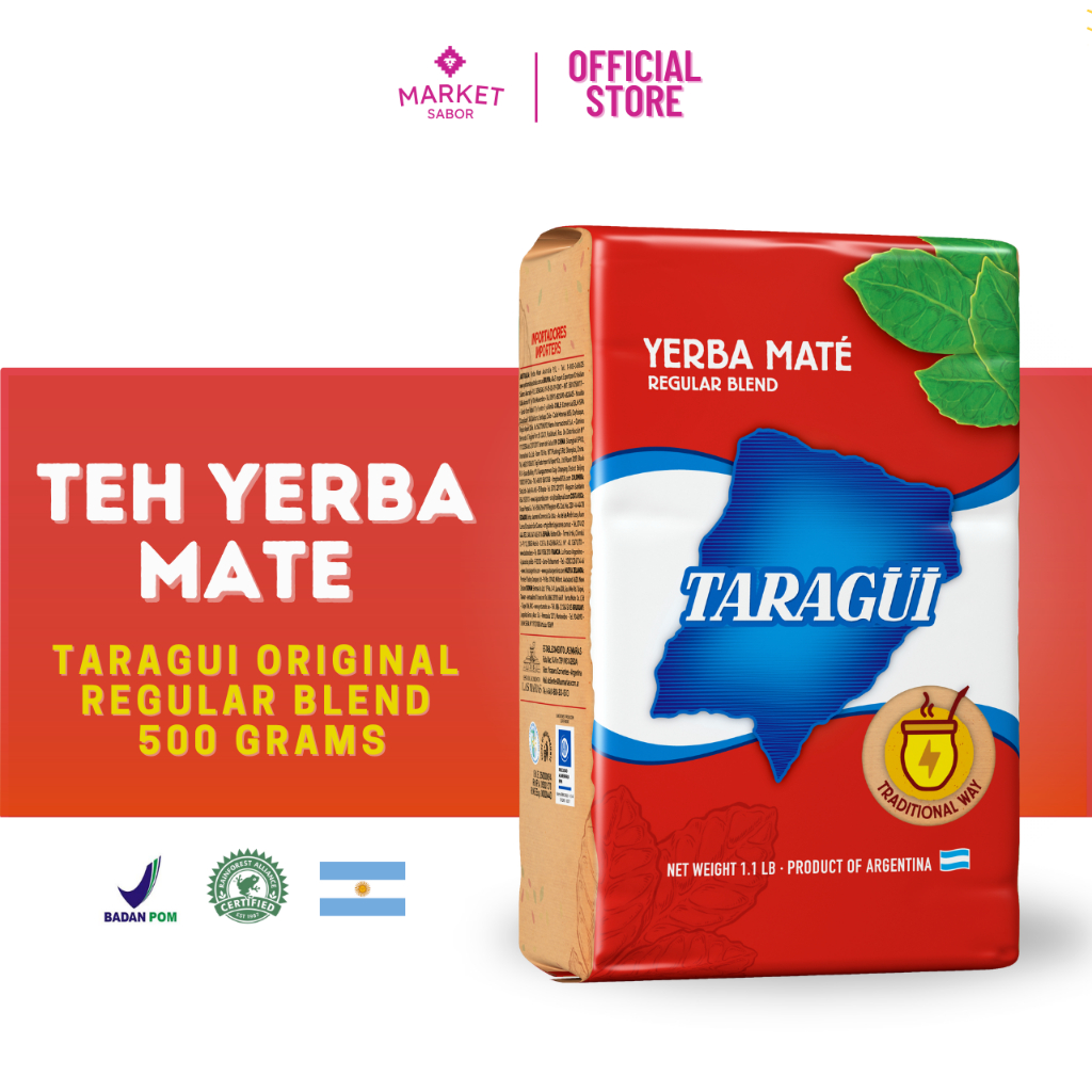 Taragui Yerba Mate Original with stems 500g | Argentina Botanical Tea ...