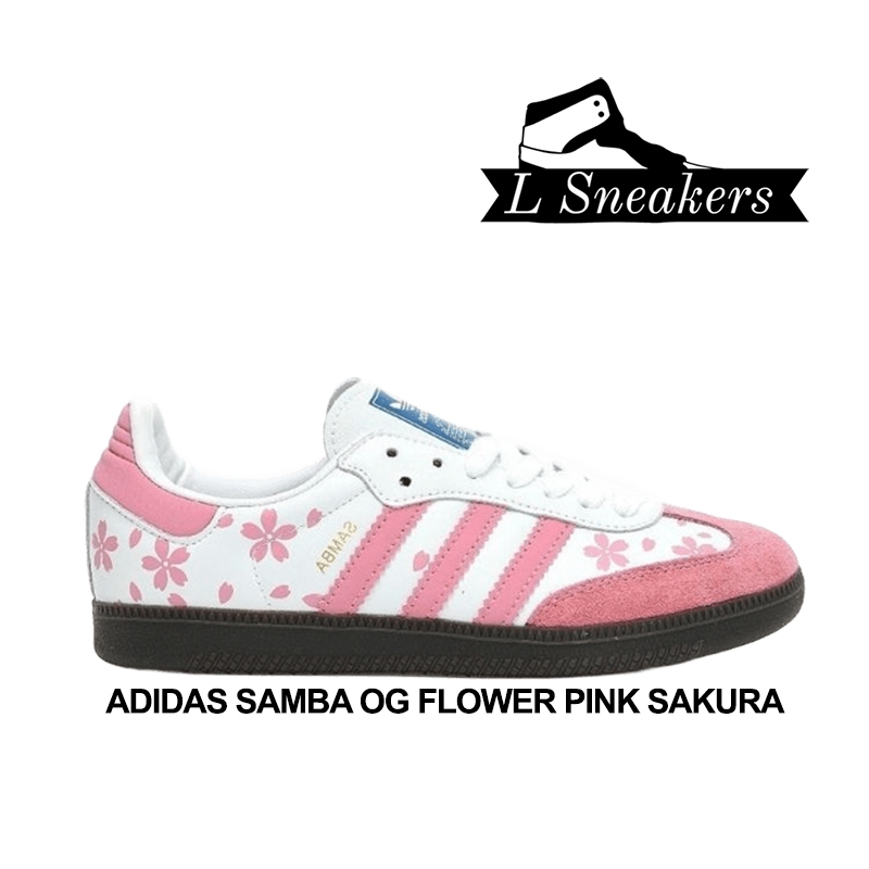 Adidas Samba OG Flower Pink Sakura Shoes | Shopee Malaysia