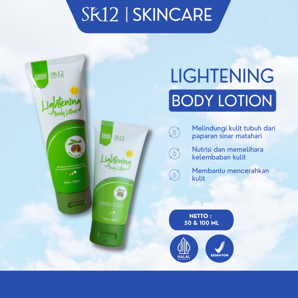 Sr12 Lightening Body Lotion SPF 30 UV Protection Handbody Whitening ...