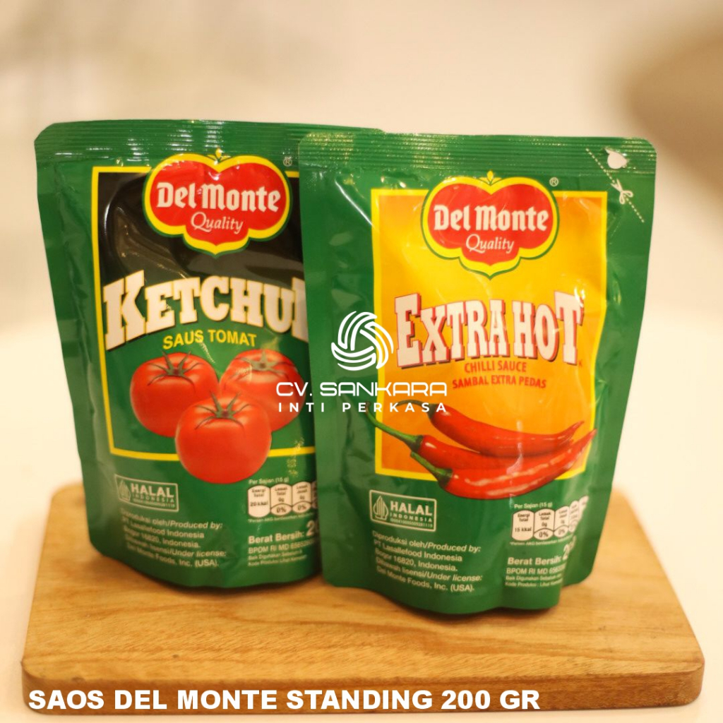 (E-14) Del Monte Extra Spicy and Tomato 200 grams Delmonte standing ...