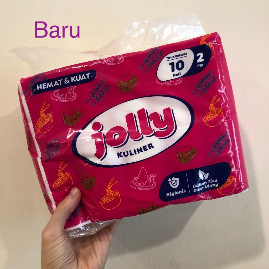 Jolly Coreless Tissue ROLL Jolly Culinary / Toilet Tissue (1 pack ...