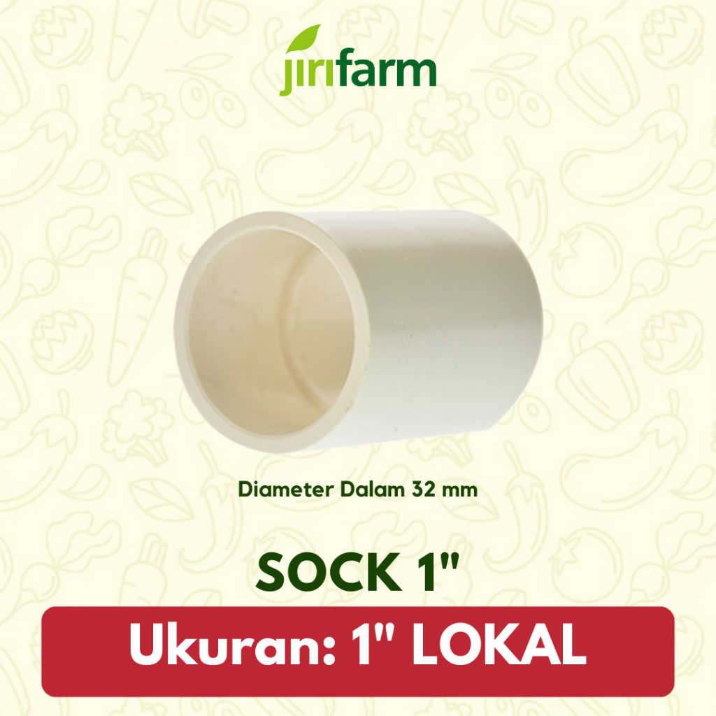 LOKAL Jirifarm Sock Socket Coupling / Joint Two Channel / Local Pipe ...