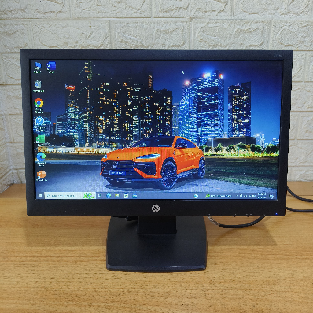 LAYAR Hp 19 Inch Wide Brand Computer Monitor Screen Sale Price | Shopee ...