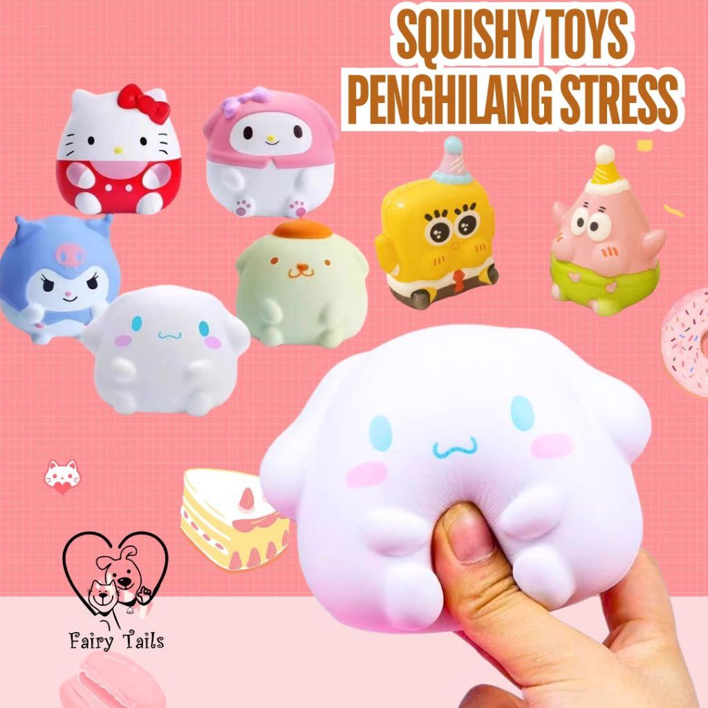 Stress Reliever Squishy Toy Shiba Inu Dog Model Cute Cat Stress Squish ...