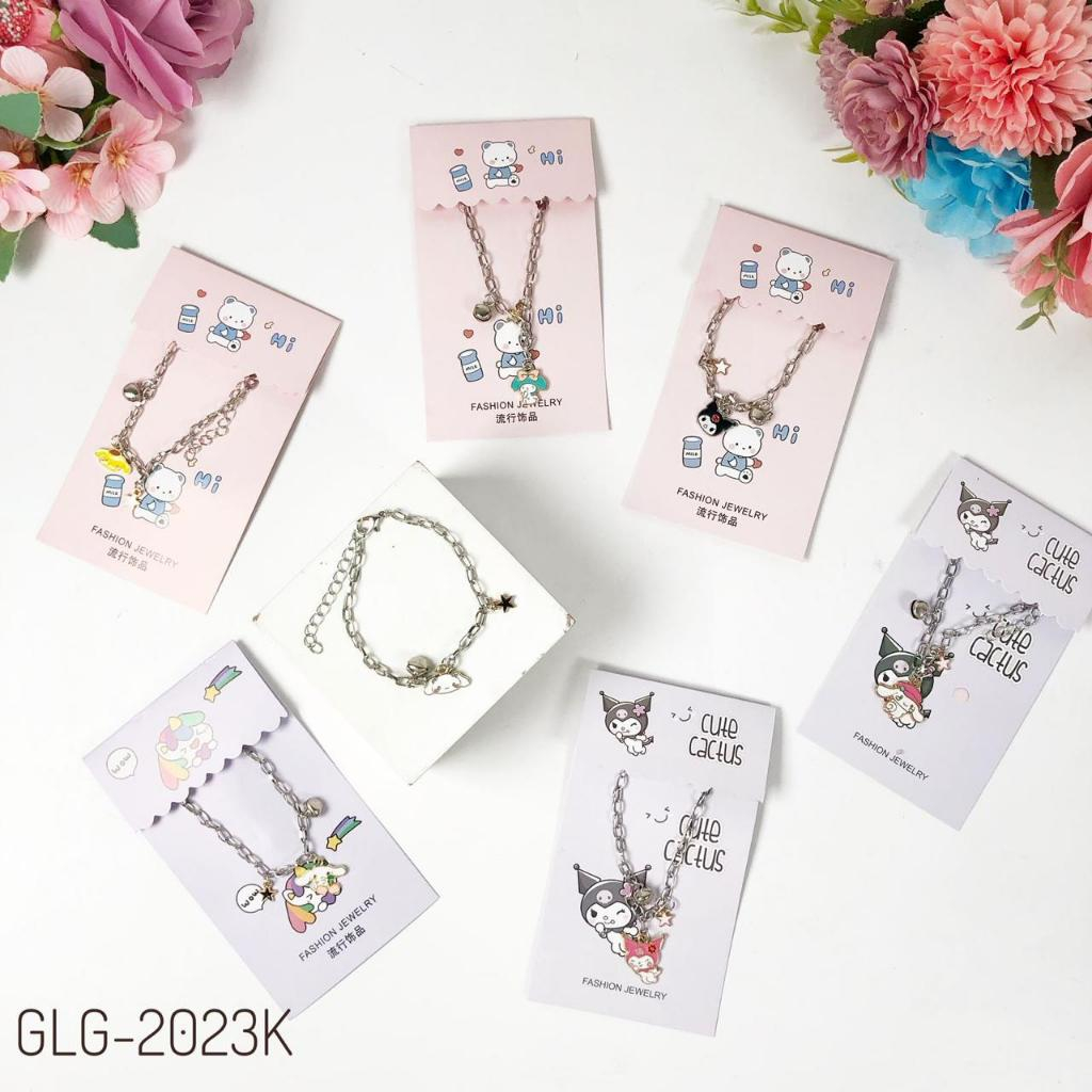 Capybara chain bell bracelet / sanrio bracelet kuromi melody pocha ...