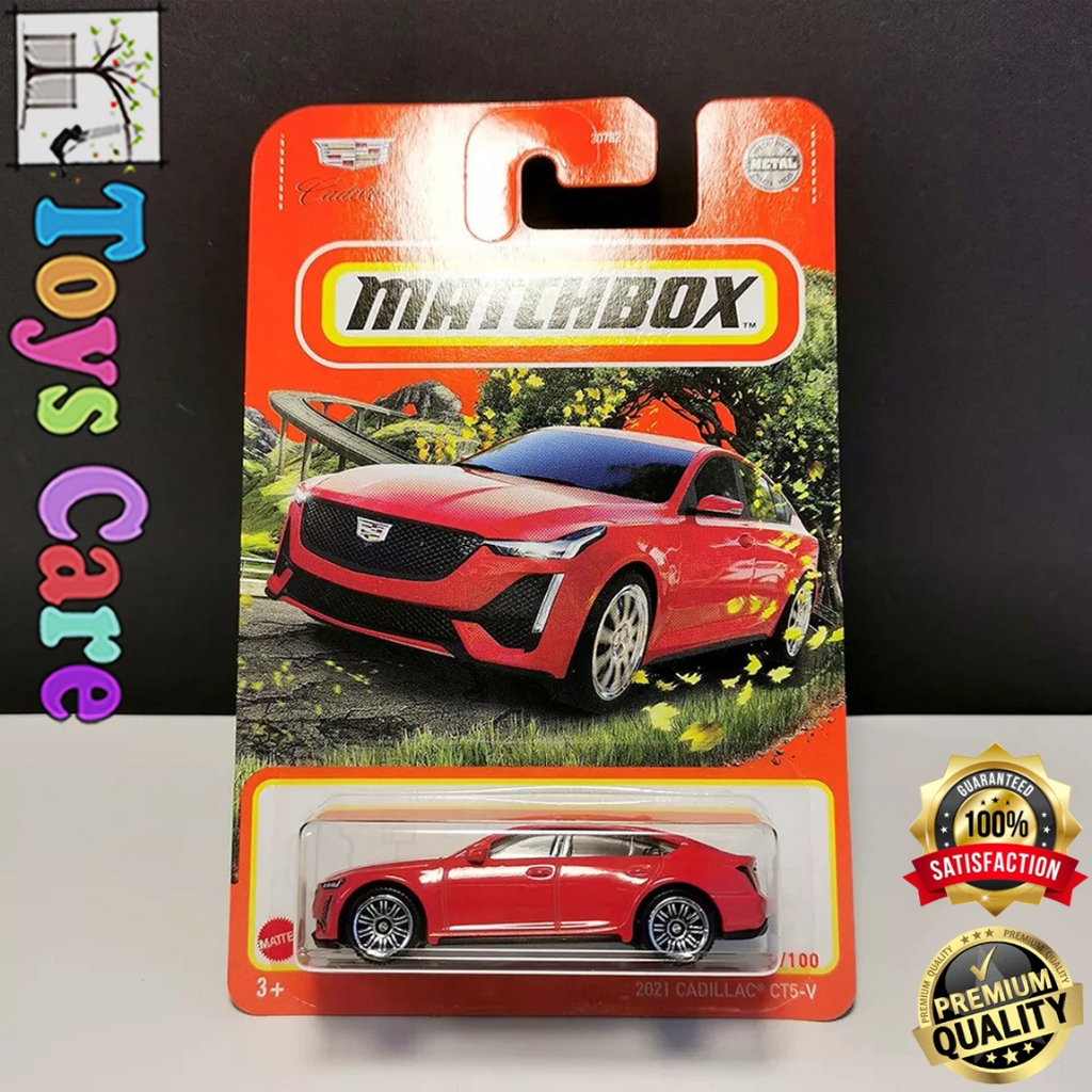 MERAH Matchbox 2021 Cadillac CT5-V Red 2022 Original Mattel | Shopee ...