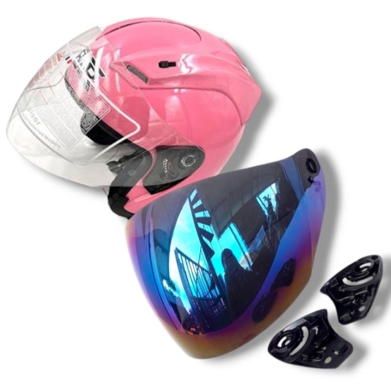 (NDR-5) RXR 065 Helmet Visor (Example helmets are in Advertising Photos ...