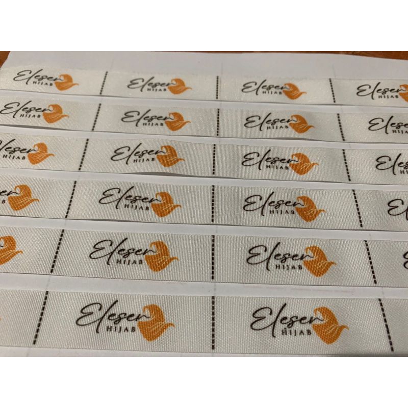 Clothing Labels/Hijab Labels/Hijab Labels/Subtitute Damask Woven Labels ...