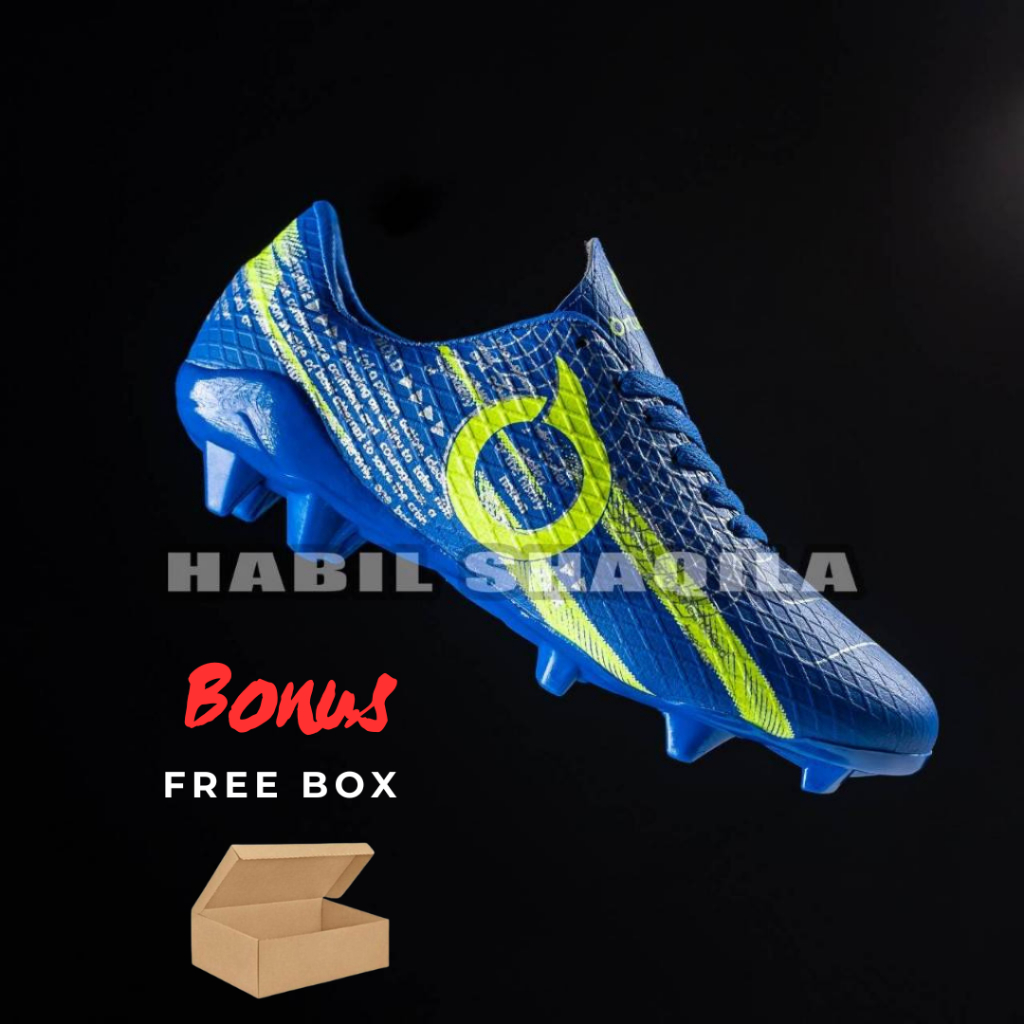 HIJAU Newest ORTUSEIGHT CATALYST LEGION V2 FG BLUE GREEN FOOTBALL SHOES ...