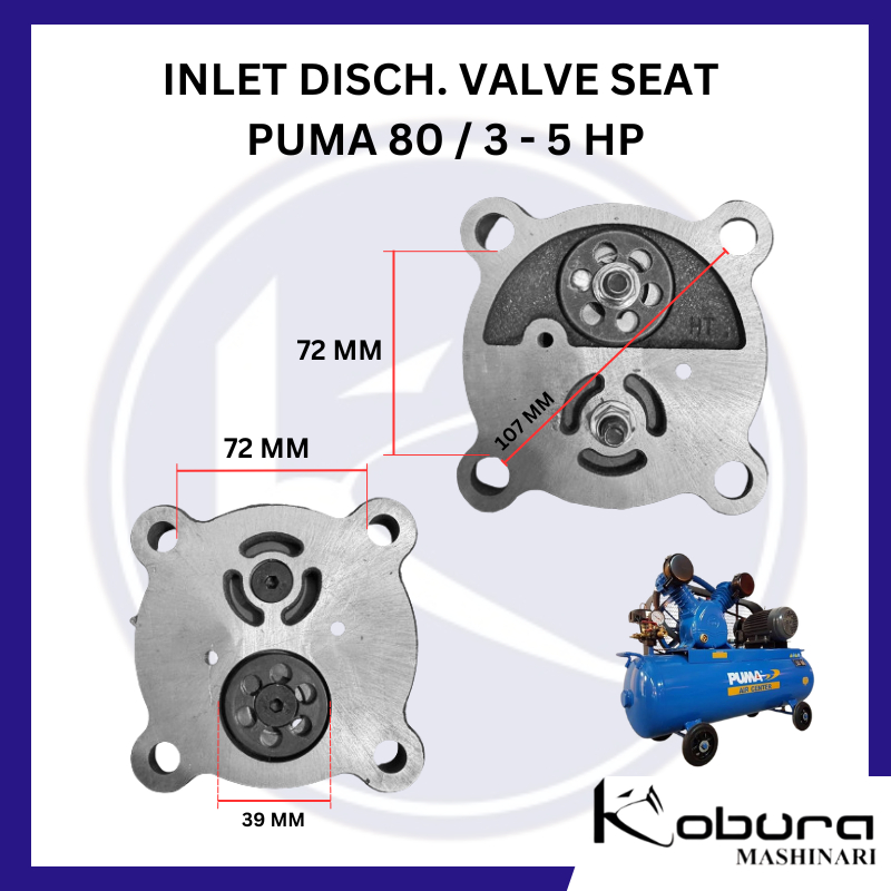 Inlet Discharge Valve Seat Puma 80 Valve Assy Puma Air Compressor Valve ...