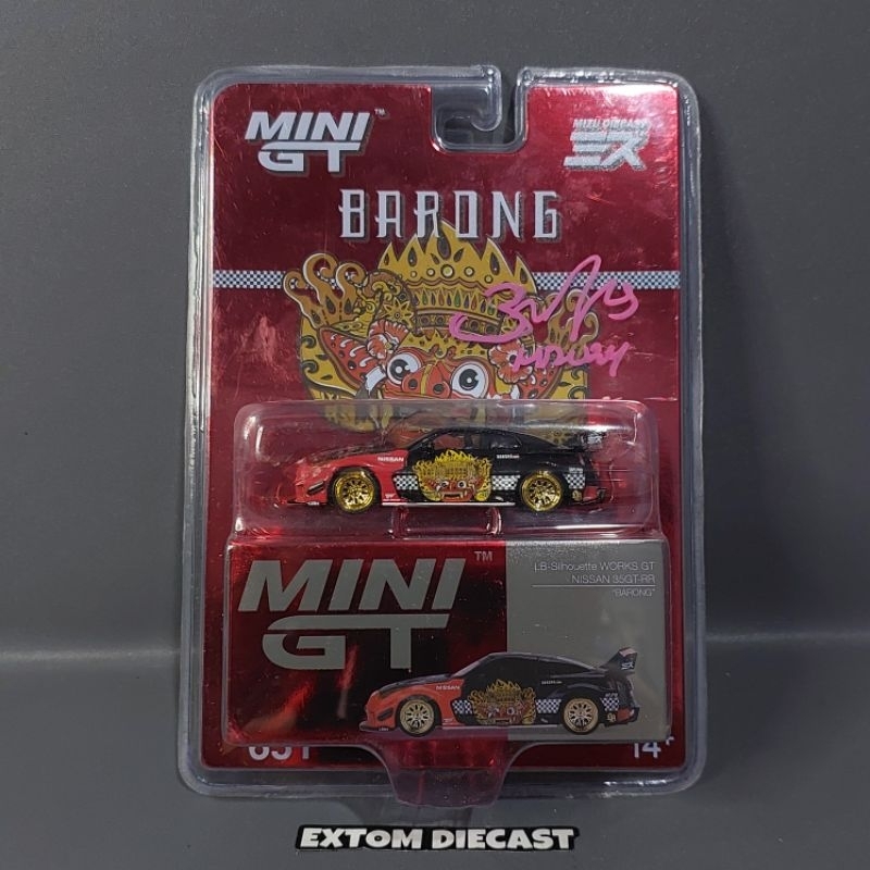 Mini GT x Mizu Diecast Nissan Skyline GTR R35 LBWK Barong With Sign ...