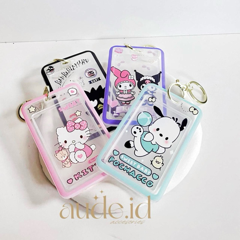 GANTUNGAN Aude - Sanrio Card Holder | Sanrio Premium Name Tag | Card ...