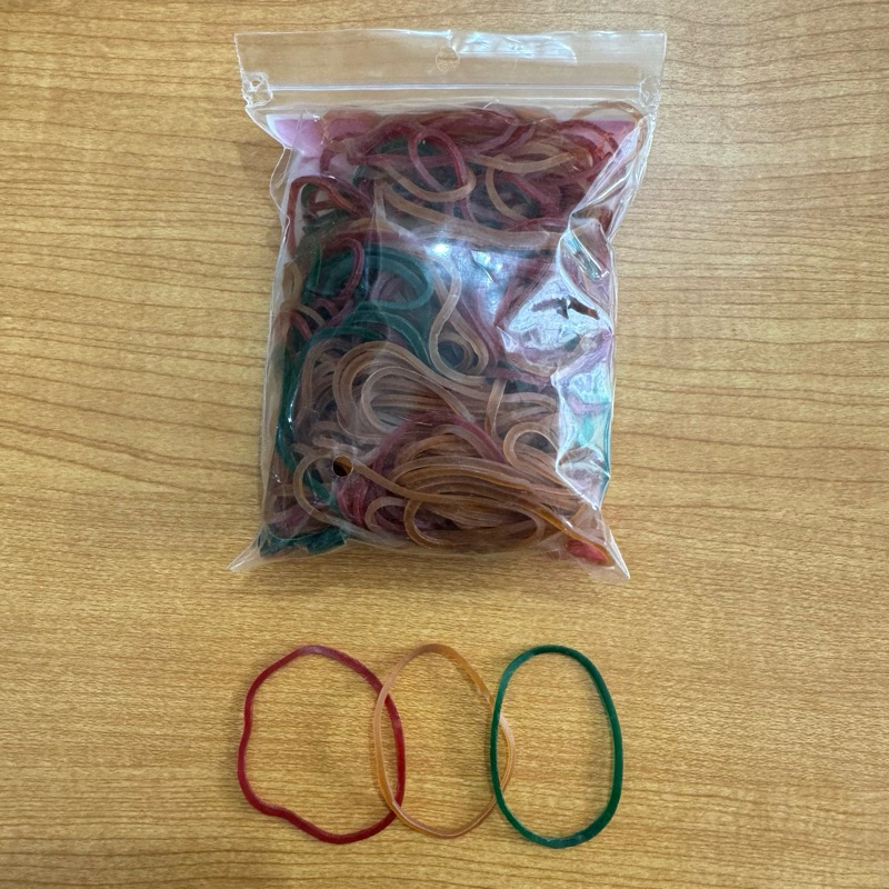Large Mixed Colorful Vegetable Rubber Band 100Gr Per Pack | Shopee Malaysia