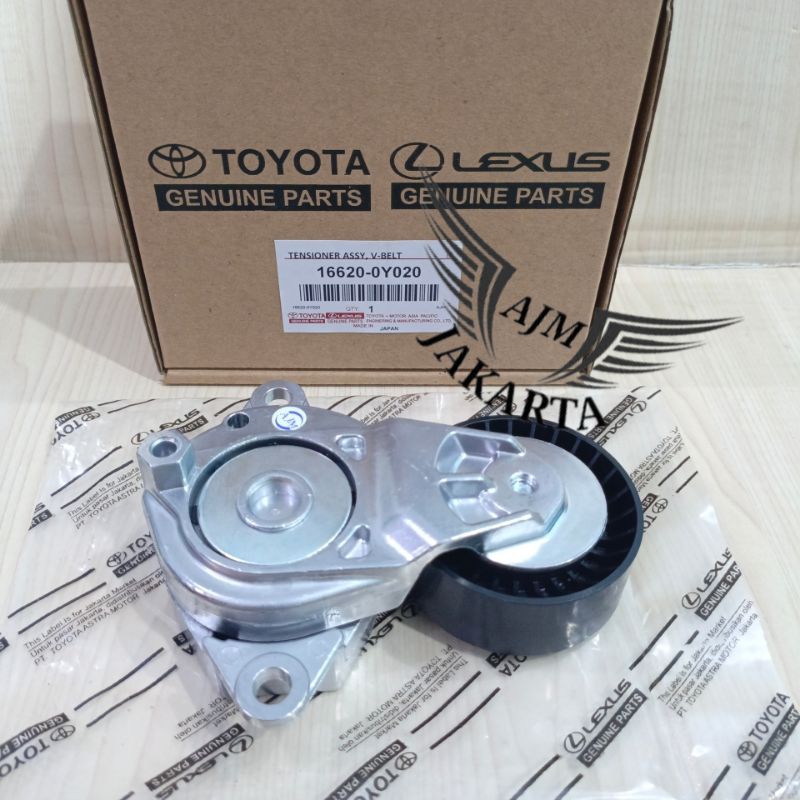Tensioner assy fan van belt toyota all new yaris all new vios 2013-up ...