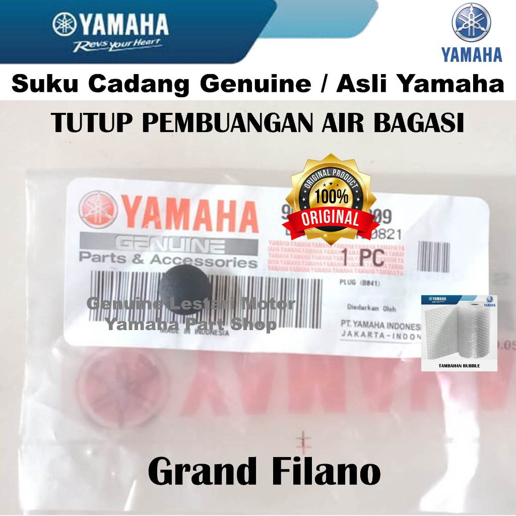 Original Yamaha Surabaya Grand Filano Trunk Drain Plug Cover | Shopee ...