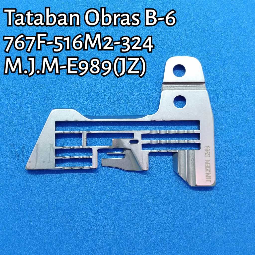 MESIN Needle Plate Serger Machine B-6 767F-165M2-324/tatabhan Overlock ...