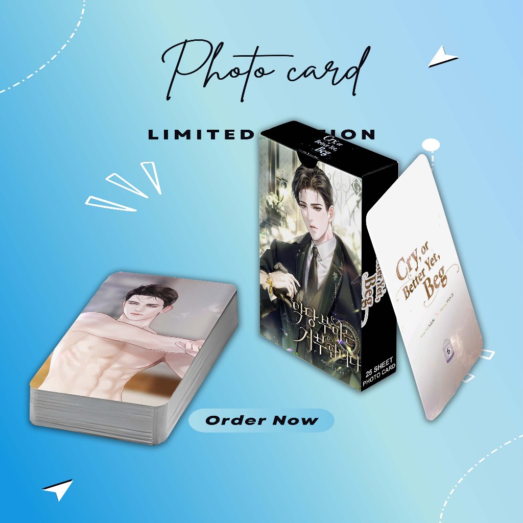 Photocard Matthia von Herhardt CRY OR BETTER YET, BEG WEBTOON PREMIUM ...