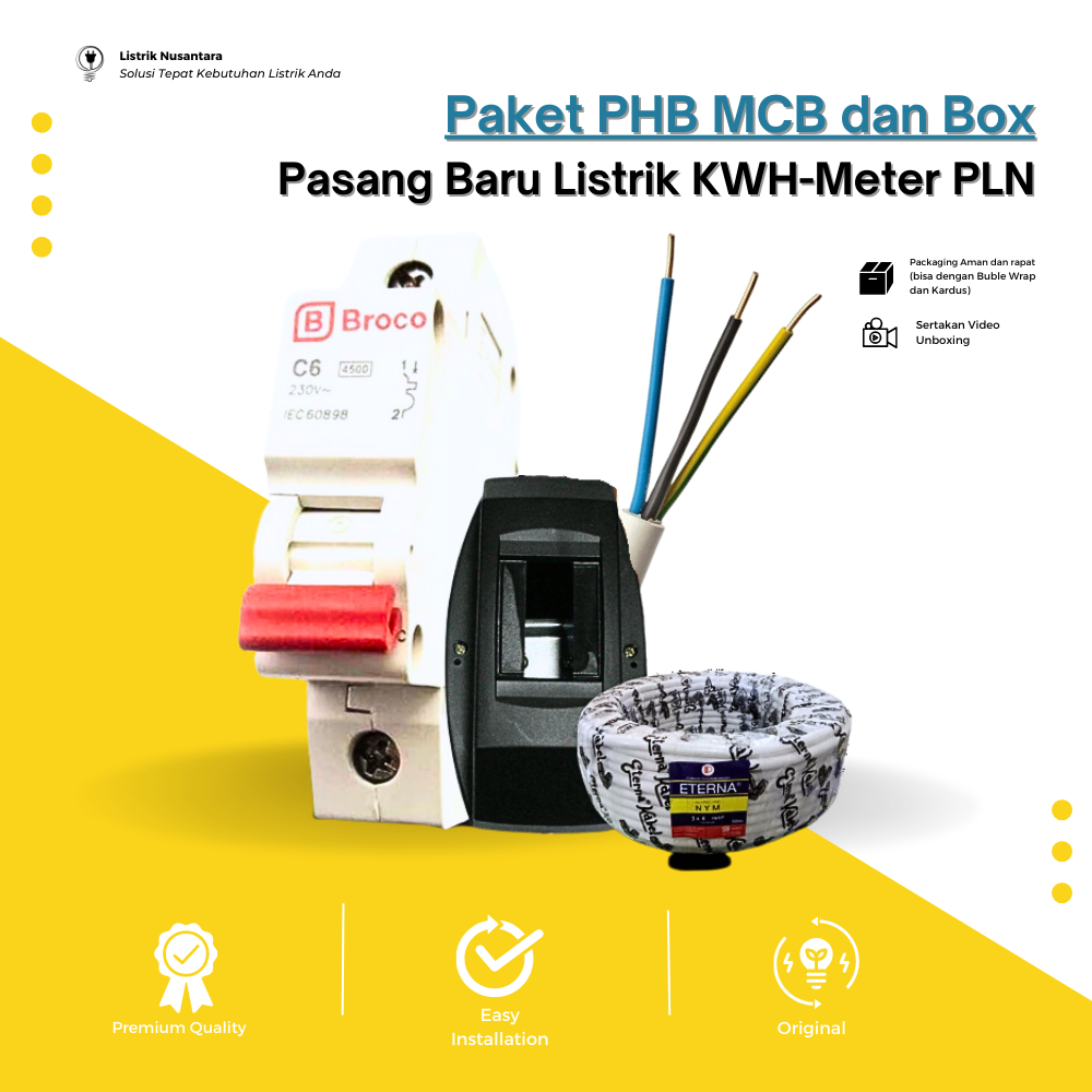 Phb MCB Box Package New Installation Equipment Kwh Meter Electricity ...