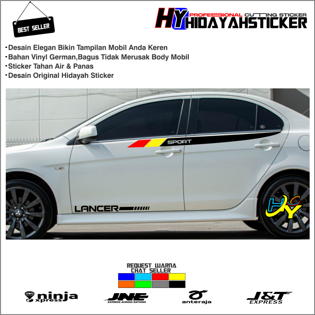 Mitsubishi Lancer Car Cutting List Sticker Sticker Sticker Variation Of ...