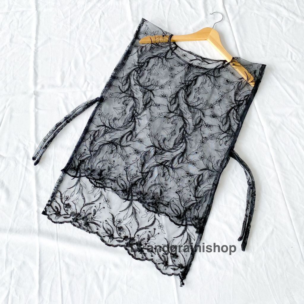 Modern Brukat Rope Vest / Lace Brukat Rope Vest Outer Brukat / Outer ...