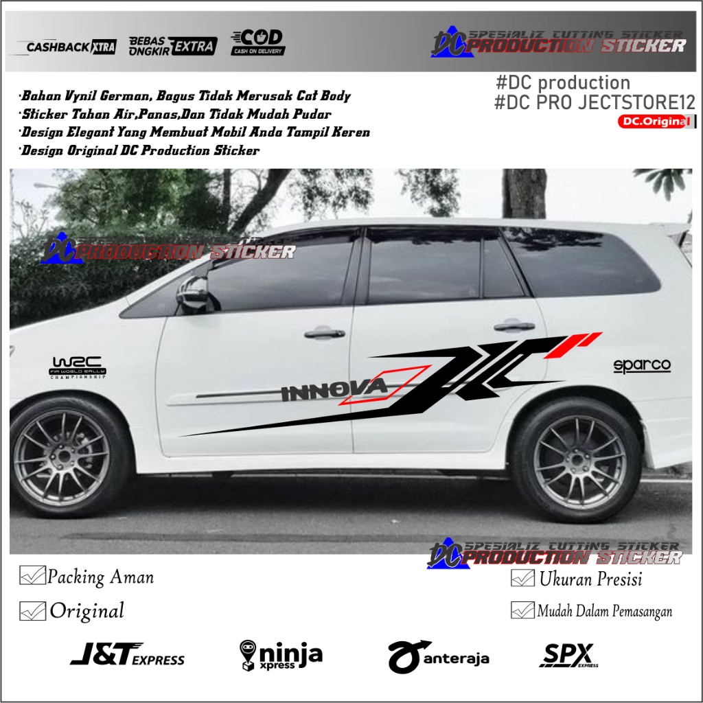 Innova Car Sticker Cutting the latest Old Innova car stickers for all ...