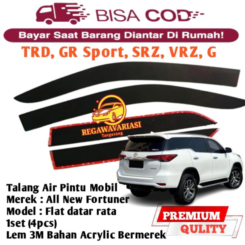 Toyota All New Fortuner 20016-2024 Car Gutters Flat Flat Flat Premium ...