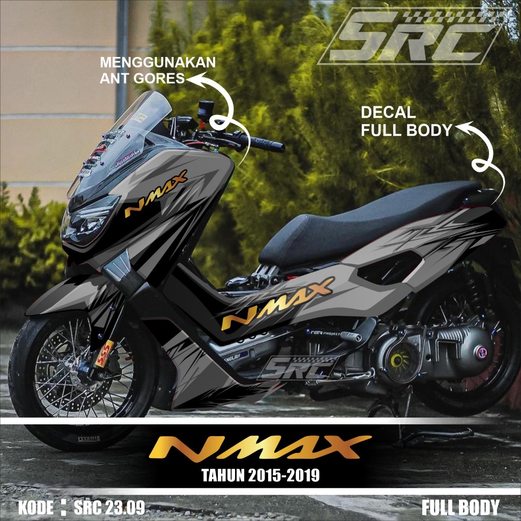 Yamaha Nmax Old Full Body Sticker Decal 2015 2016 2017 2018 2019 Old ...