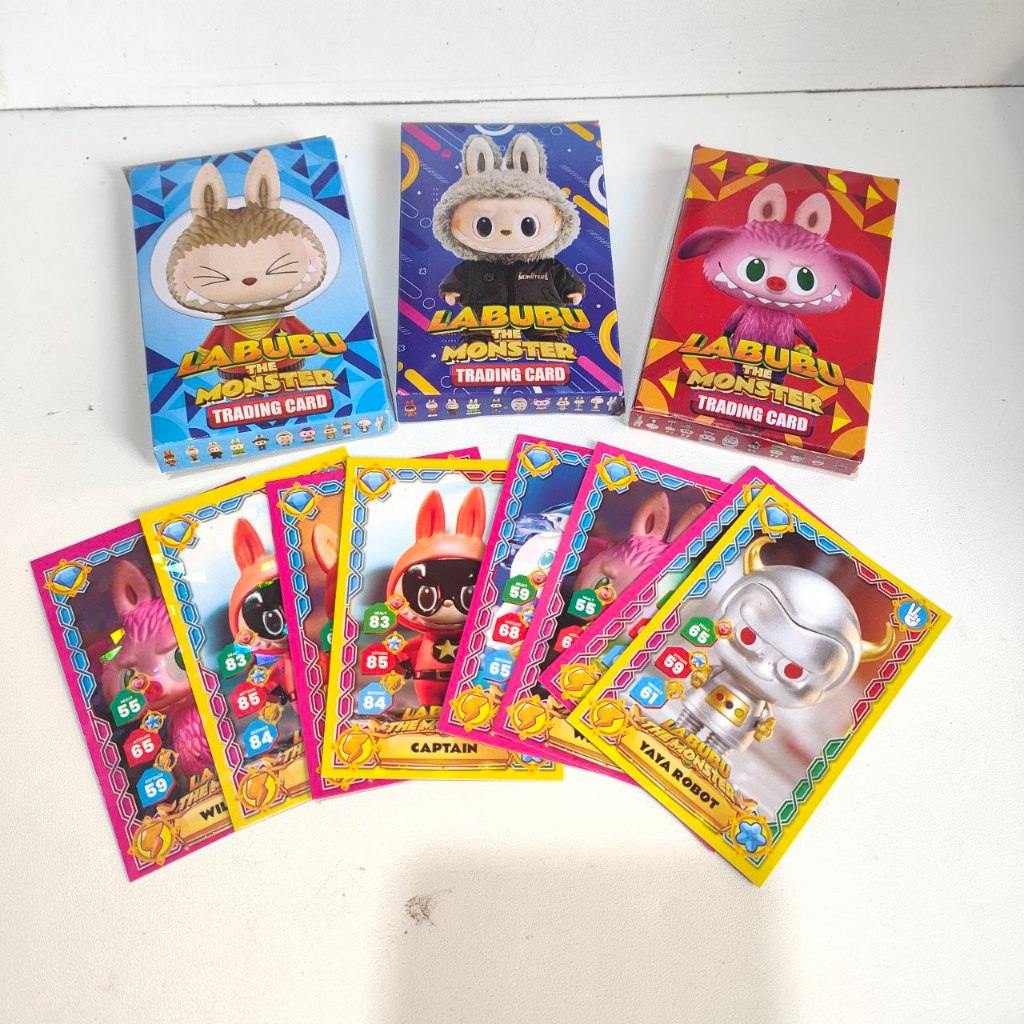 20 pack of LABUBU trading game LABUBU card box the monster | Shopee Malaysia