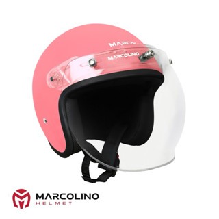 [ Rose Pink Pastel With Visor ] Bogo Retro Marcolino Pastel Edition SNI ...