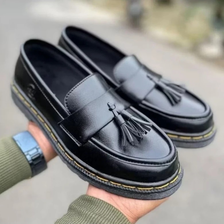 HITAM Sae Project Men's Formal Shoes Loafers Doctmart Work Casual ...