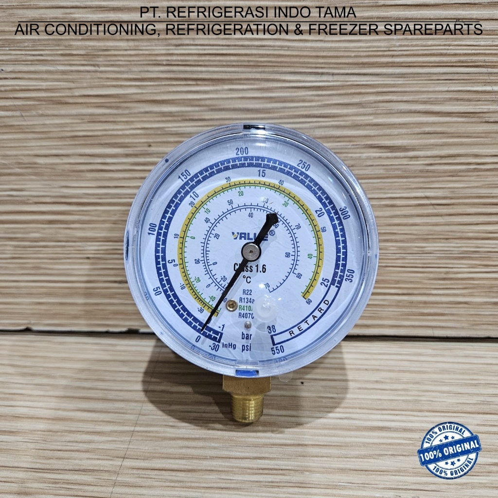 Pressure Gauge VALUE LOW R410A/R134A/R22/R407C 68MM - Blue Manifold Meter R 410 | Shopee Malaysia