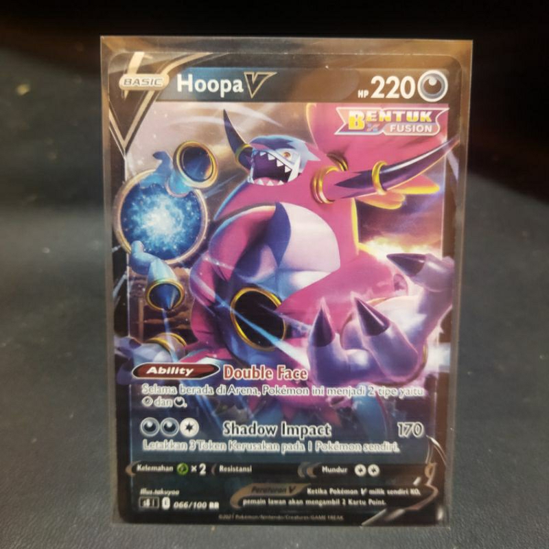 Pokemon TCG Indonesia Hoopa V 066/100 RR original | Shopee Malaysia