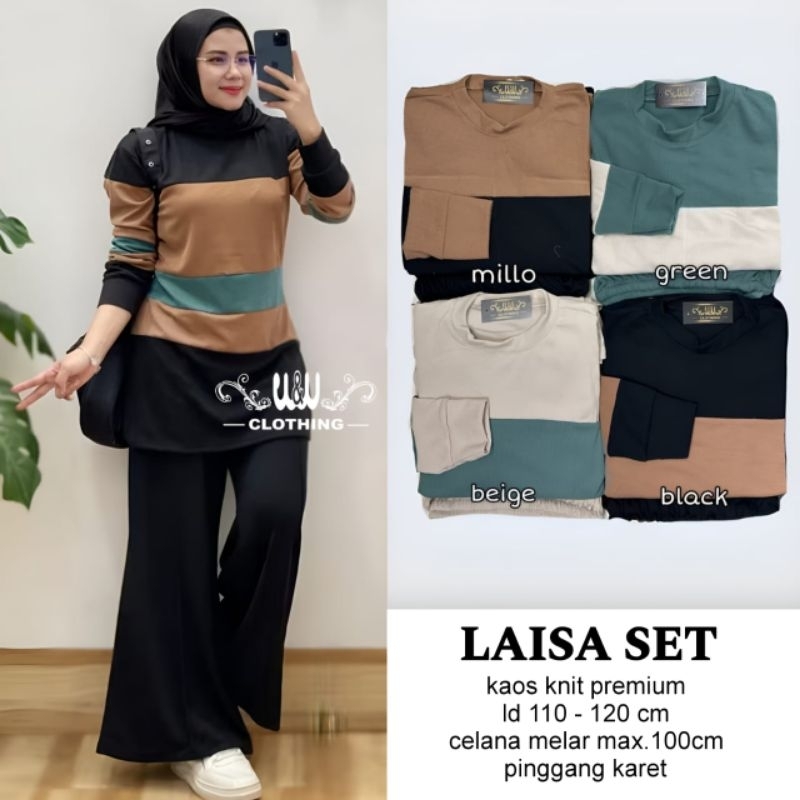 Laisa set original Product By W&W | Shopee Malaysia