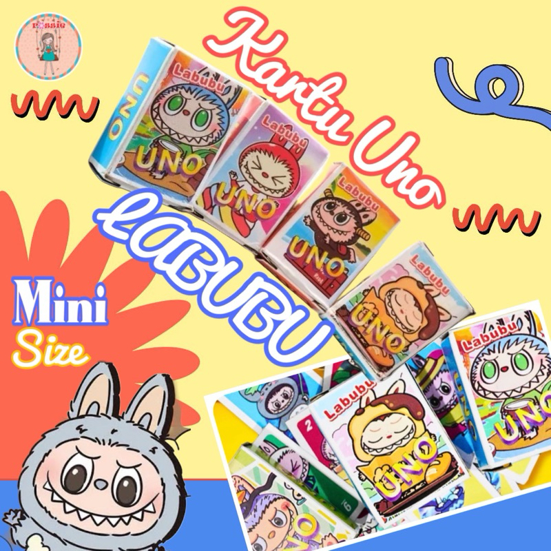 Mini labubu uno Card/Sanrio Card labubu Sanrio Poker Kuromi Melody ...