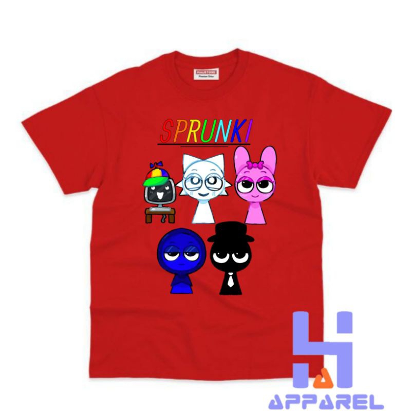 Incredibox SPRUNKI Children's T-Shirt | Shopee Malaysia