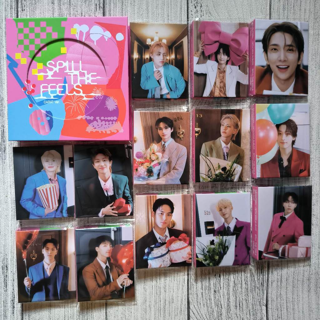 Seventeen - SPILL THE FEELS CARAT VER CARVER BINDER ALBUM ONLY | Shopee ...