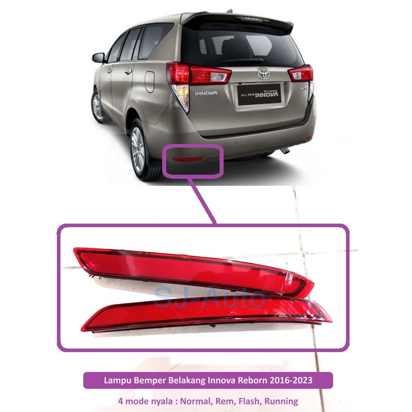Innova Reborn Rear Bumper Lights from 2016 Innova Reborn Rear Bumper ...